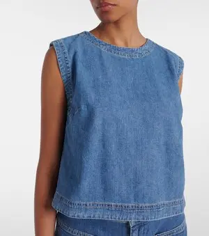 Velvet By Graham & Spencer Loren Denim Top