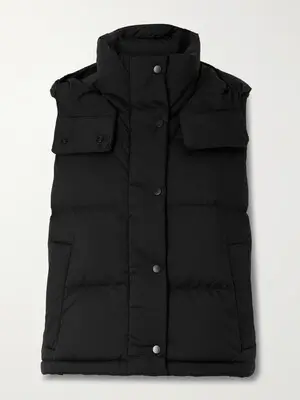 Lululemon Wunder Puff Quilted Softmatte Hooded Down Vest - Black