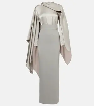 Solace London Rosalia Draped Gown