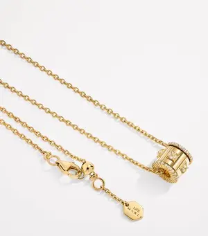 MARLI NEW YORK 18 Karat Yellow And Diamond Necklace - Gold