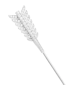 Boucheron White Gold And Diamond Arrow Single Earring