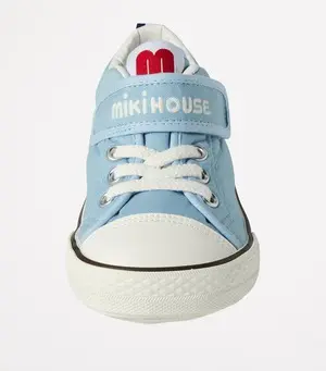 MIKI HOUSE Logo Velcro High Top Sneakers