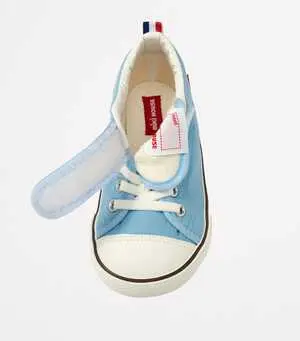 MIKI HOUSE Logo Velcro High Top Sneakers