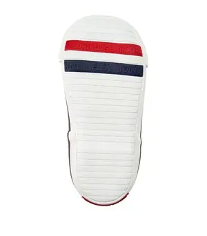MIKI HOUSE High-top Sneakers With Velcro Fastening - Red