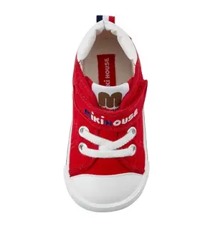 MIKI HOUSE High-top Sneakers With Velcro Fastening - Red