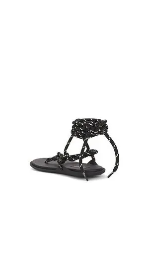 Raye Lillie Cord Sandal - Black