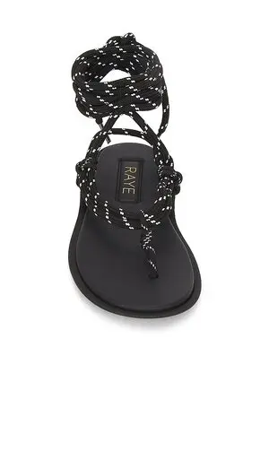 Raye Lillie Cord Sandal - Black