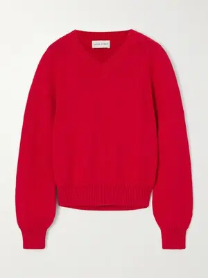 HIGH SPORT Veronica Cotton Sweater - Red