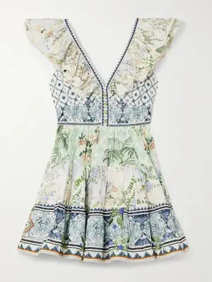 Camilla Shirred Day Dresses
