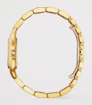 Cartier Panthère De 18k Yellow Diamond Watch
