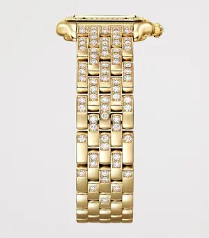 Cartier Panthère De 18k Yellow Diamond Watch