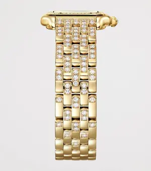 Cartier Panthère De 18k Yellow Diamond Watch