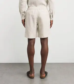 CHE Relaxed Linen Shorts With Cuffs
