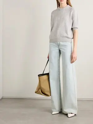 Khaite Dane High-rise Wide-leg Jeans
