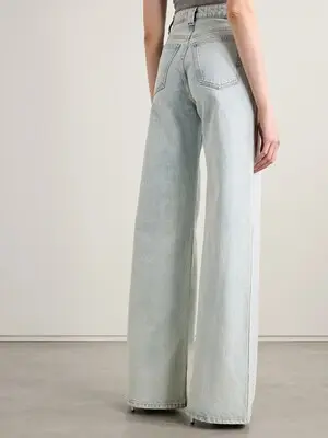 Khaite Dane High-rise Wide-leg Jeans