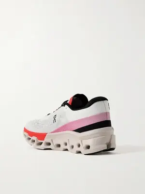 On Cloudmonster 2 Rubber-trimmed Mesh Sneakers - White