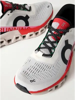 On Cloudmonster 2 Rubber-trimmed Mesh Sneakers - White