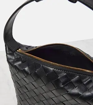 Bottega Veneta Wallace Mini Intrecciato Leather Shoulder Bag
