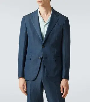 Zegna Wool And Linen Suit