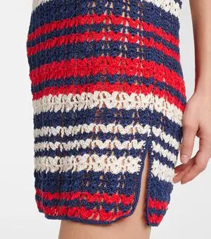 Anna Kosturova Crochet Cotton Polo Dress
