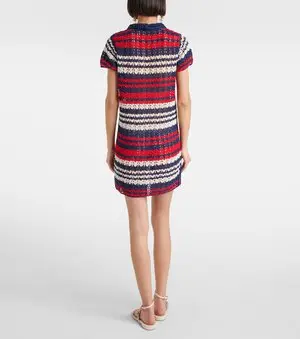 Anna Kosturova Crochet Cotton Polo Dress