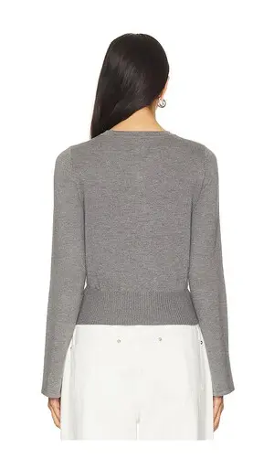 SNDYS. August Button Up Top - Grey