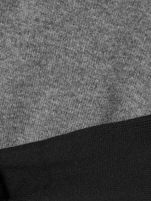 Loewe Cropped Open-back Tie-front Wool-blend Polo Shirt