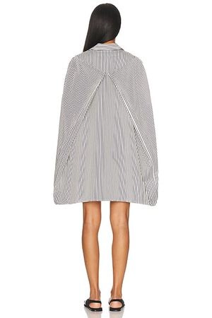 Proenza Schouler Isla Striped Button-up Dress