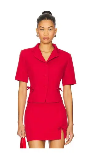 Astr The Label Sophie Blazer - Red