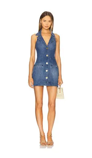 Show Me Your Mumu Denim Mini Dress - Blue