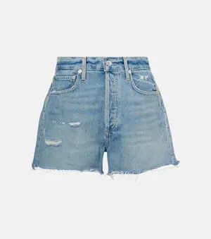 Citizens Of Humanity Marlow Vintage Mid-rise Denim Shorts - Blue