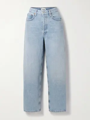 AGOLDE Henson Mid-rise Straight-leg Jeans - Blue