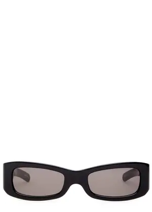 FLATLIST Kareem Rectangle Sunglasses - Black