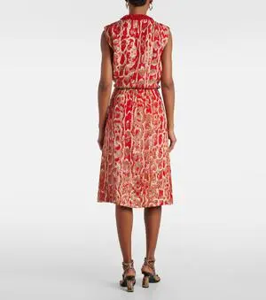 Dries Van Noten Shera Sequined Midi Skirt