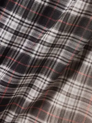 Acne Studios Checked Ruched Stretch-jersey Top