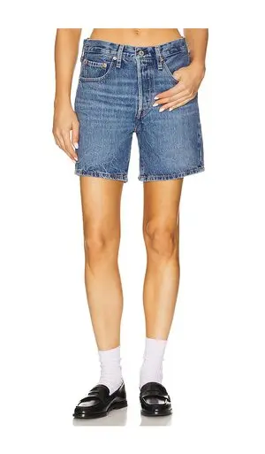 LEVI'S 501 Mid Thigh Denim Shorts - Blue