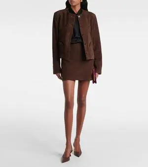 BLAZÉ MILANO Suede Mini Skirt