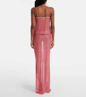 BANANHOT Solay Gingham Tank Top