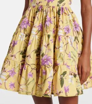 Agua Bendita Lima Printed Minidress