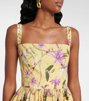 Agua Bendita Lima Printed Minidress
