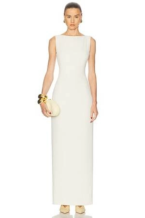 L'academie Giselle Maxi Dress - Ivory