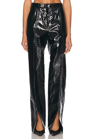 JIL SANDER High-waisted Tapered Trousers With Front Slit Detail
