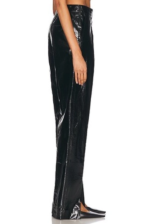 JIL SANDER High-waisted Tapered Trousers With Front Slit Detail