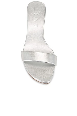 ZIAH Metallic Leather Mules