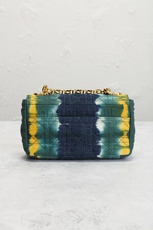 Dior Tie-dye Denim Caro Shoulder Bag
