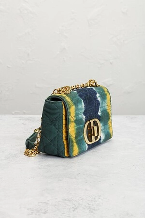 Dior Tie-dye Denim Caro Shoulder Bag