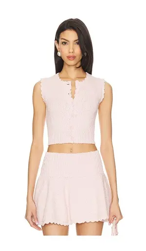 Majorelle Pippa Vest - Blush