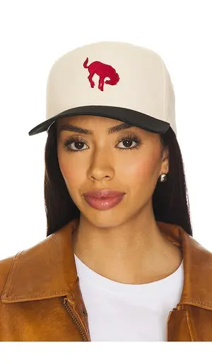 DARLIN Embroidered Horse Cap - Cream