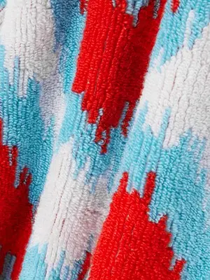 Missoni Belted Striped Cotton-terry Robe