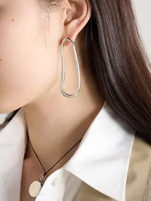 SOPHIE BUHAI Sculptural Hoop Earrings